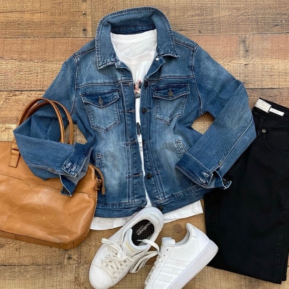 Jackets & Coats | Stretch Denim Jean Jacket So Cute | Poshmark